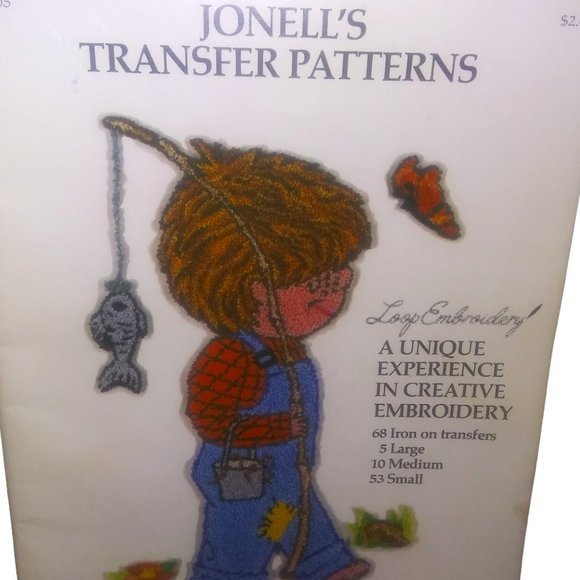 JONELL | Other | Vintage Transfer Patterns Book Embroidery Loopjonells ...
